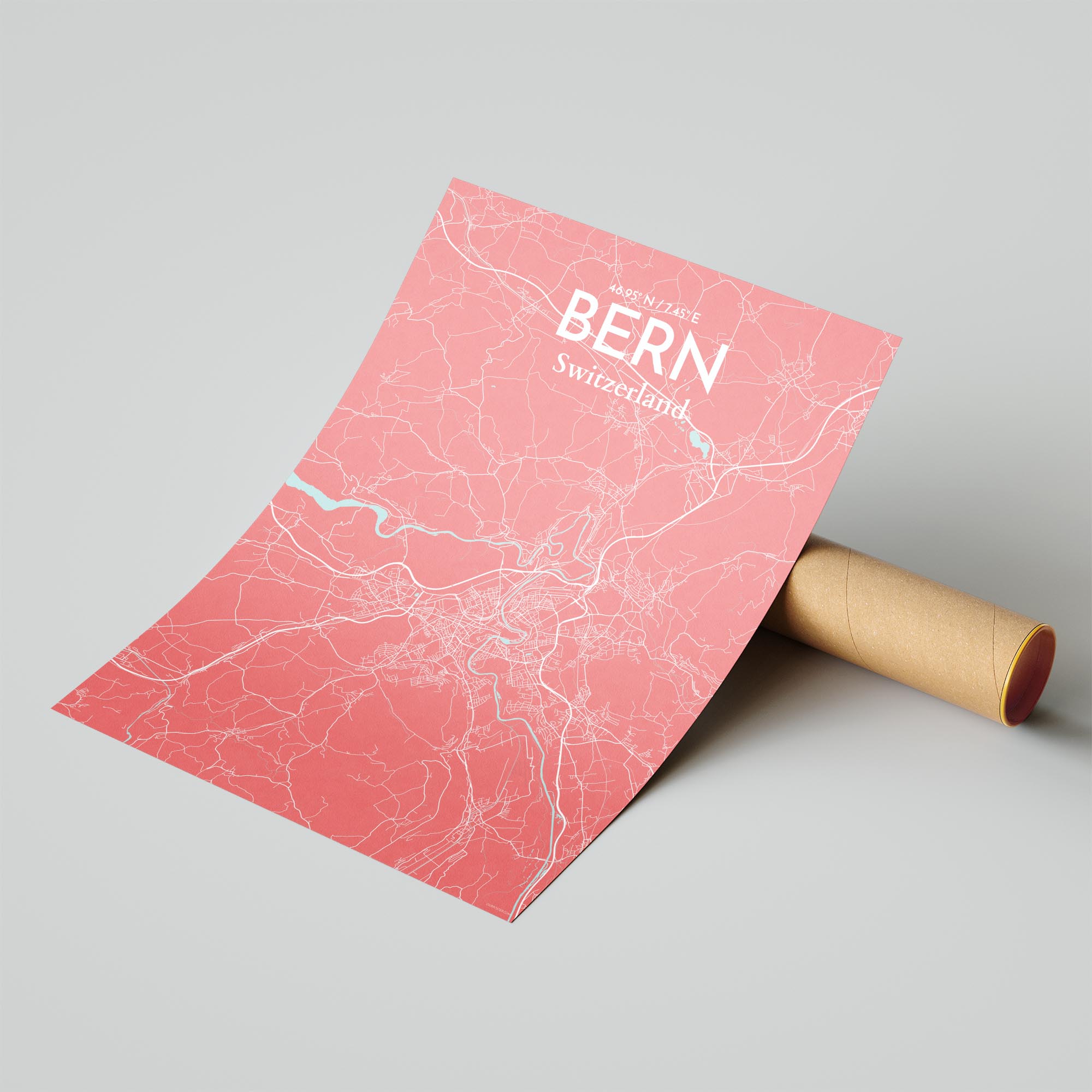 Bern City Map, Art Print, Wall Decor - OurPoster.com