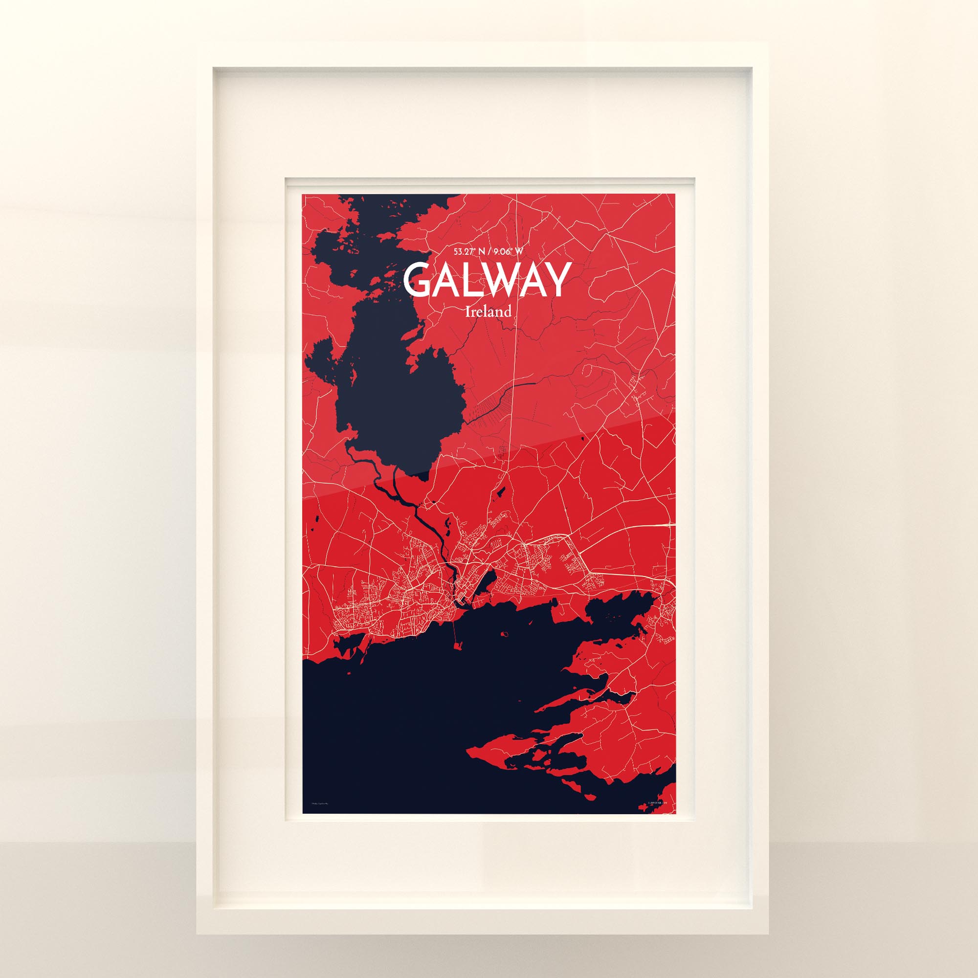 Galway City Map, Art Print, Wall Decor - OurPoster.com
