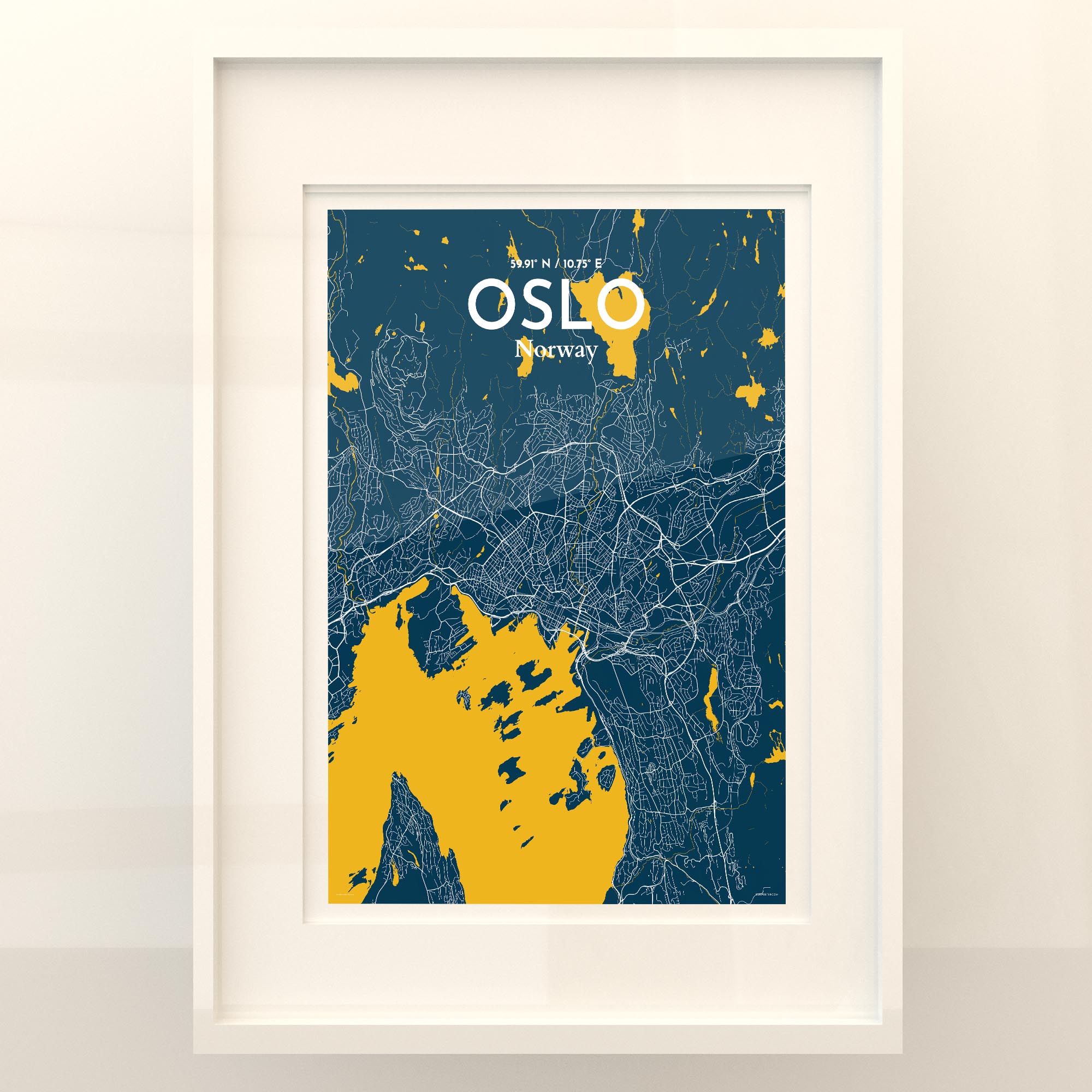 Oslo City Map, Art Print, Wall Decor - OurPoster.com