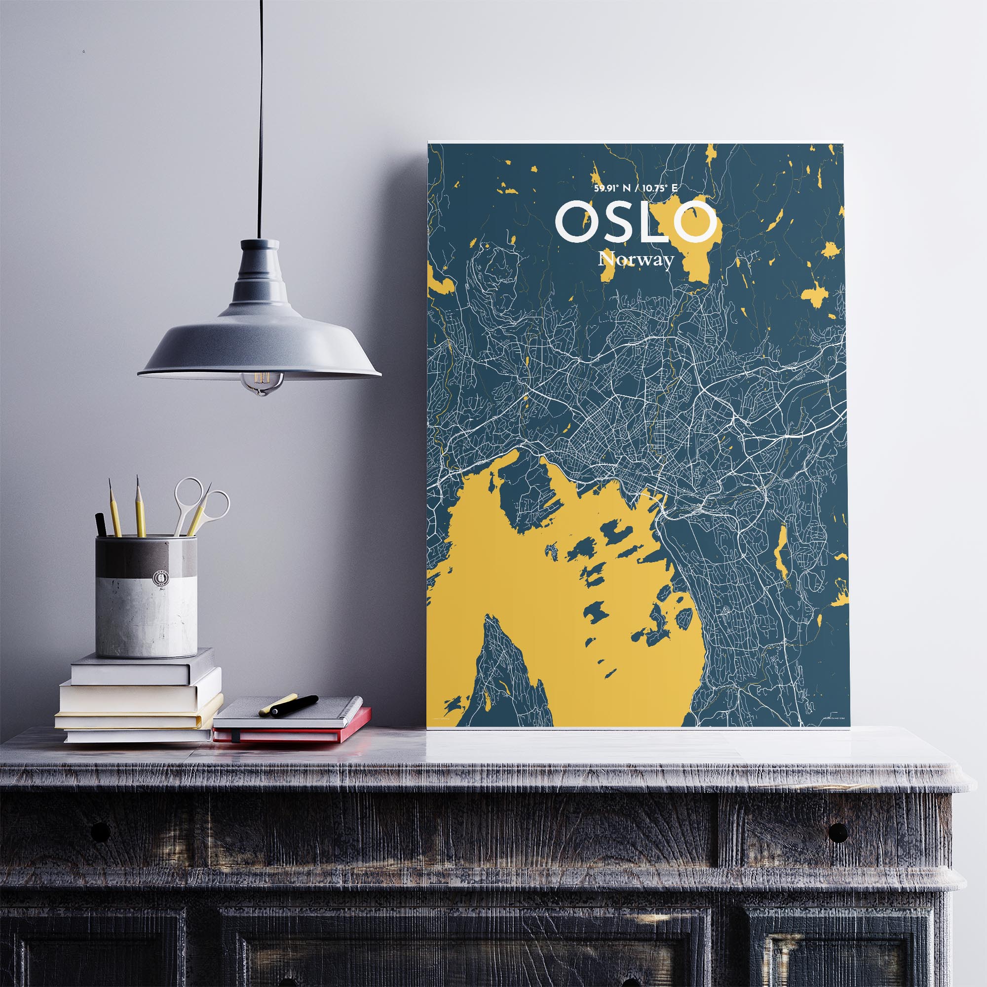 Oslo City Map, Art Print, Wall Decor - OurPoster.com