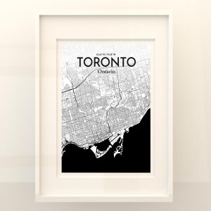 Toronto City Map, Art Print, Wall Decor - OurPoster.com