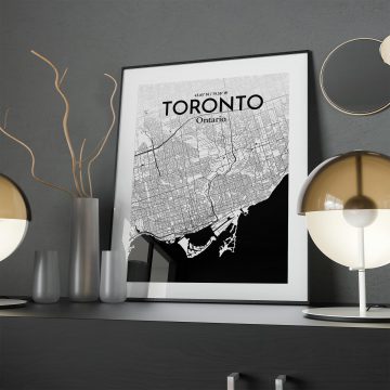 Toronto City Map, Art Print, Wall Decor - OurPoster.com