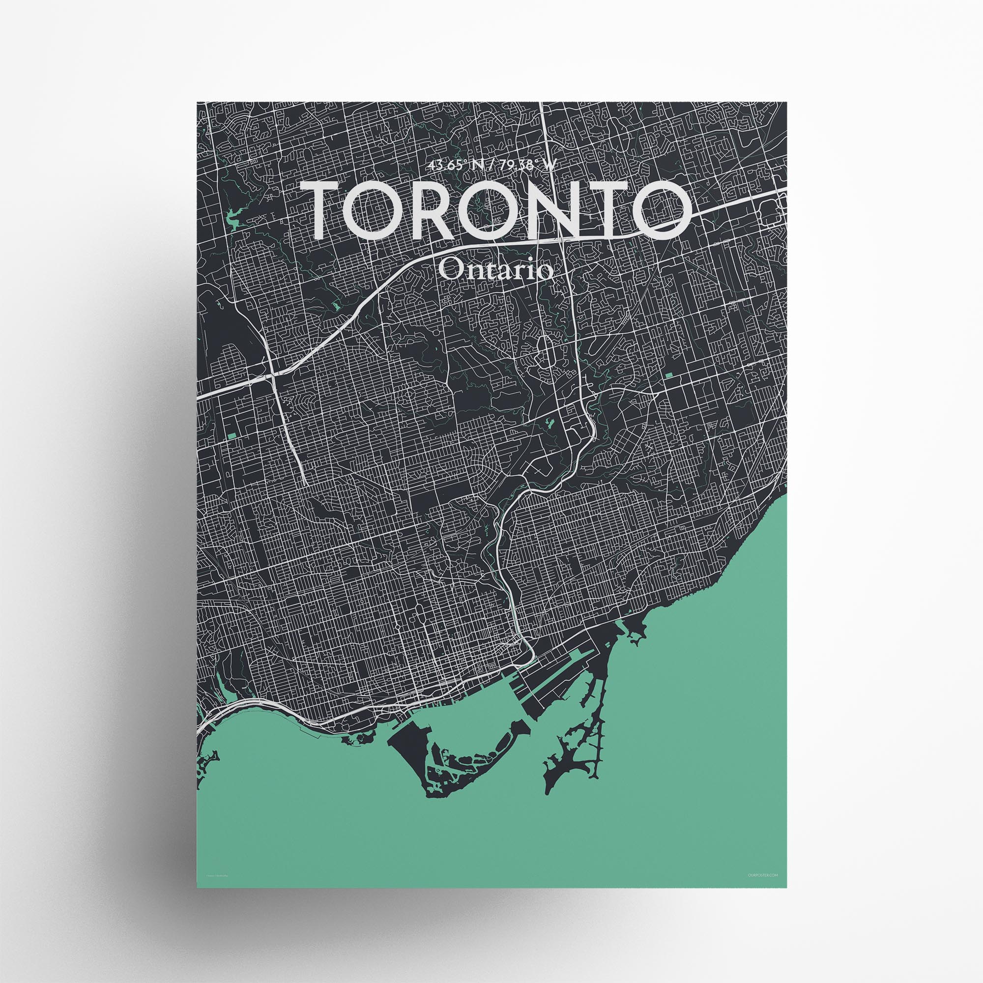 OurPoster.com | Worldwide city map poster 🗺 Custom design and print🌟 ...